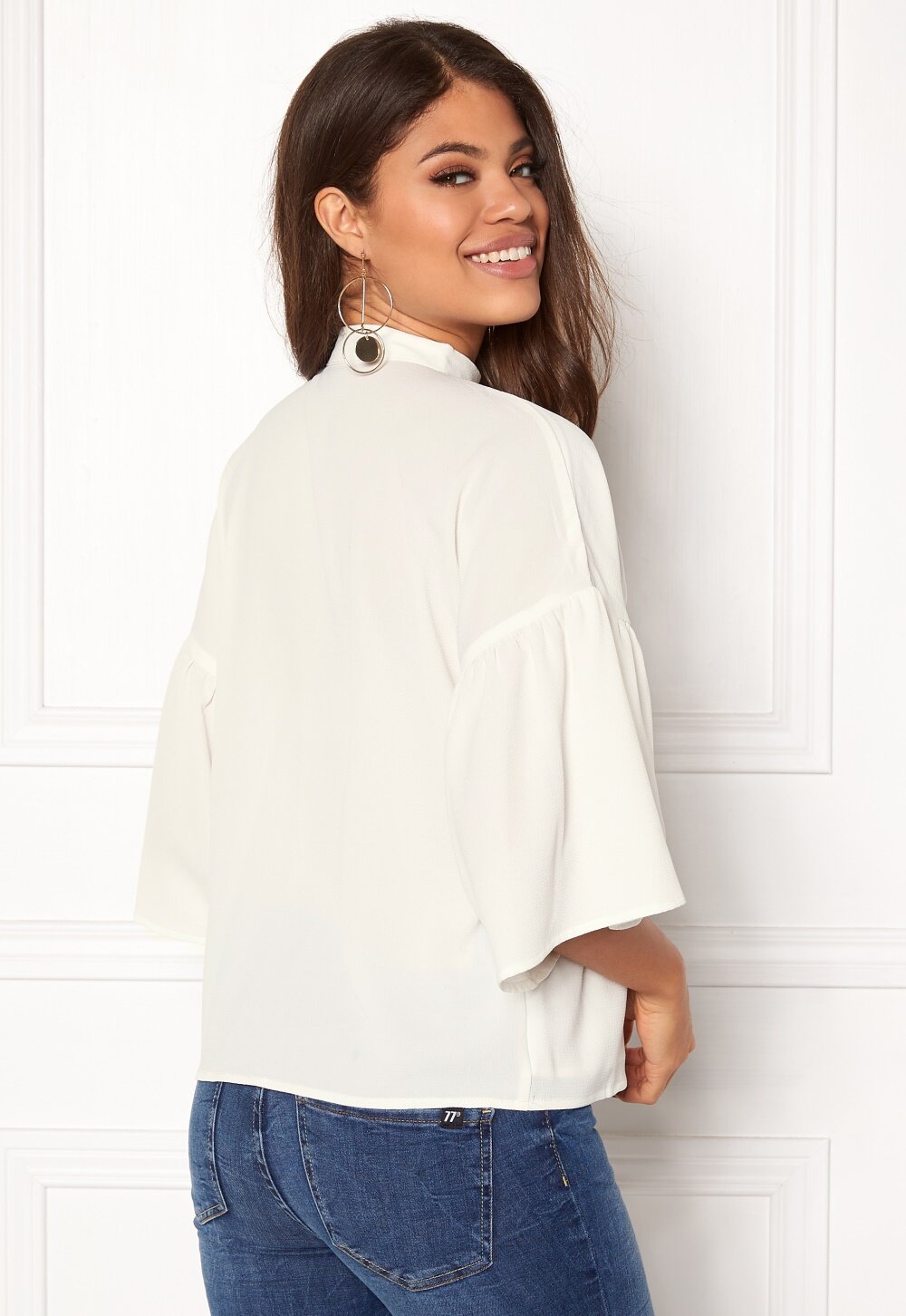 Rut & Circle Elin Blouse Cream - Bubbleroom